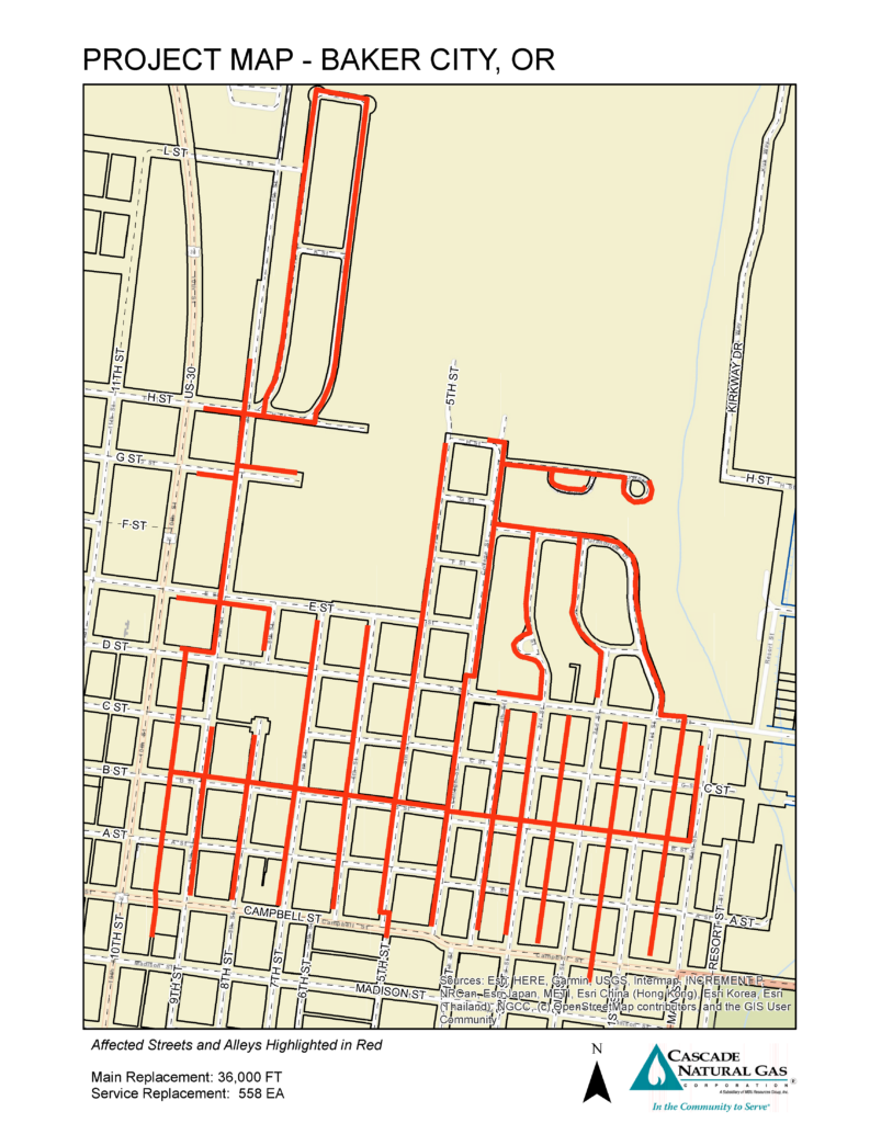 Baker City - Cascade Natural Gas Corporation